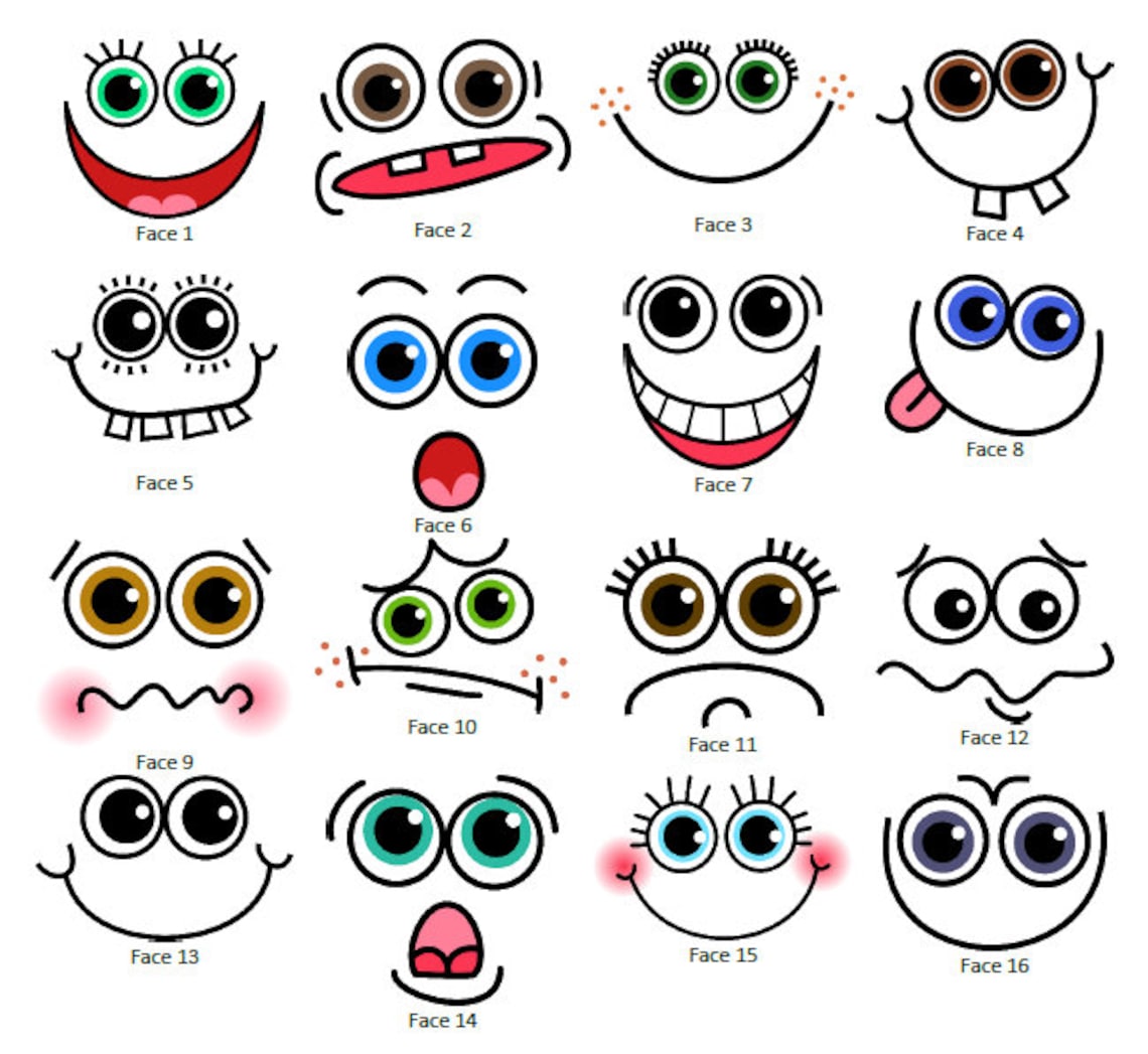 Funny Face Sticker great for wheelie bins. | Etsy