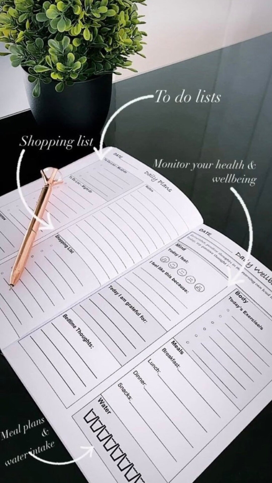 Self Love Journal | Affirmation Cards | Manifestation | Daily Planner ...