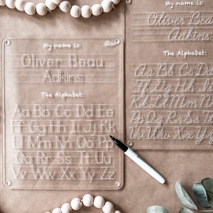 Tracing Board Bundle | SVG File | Digital Download PDF| Letter Tracing ...