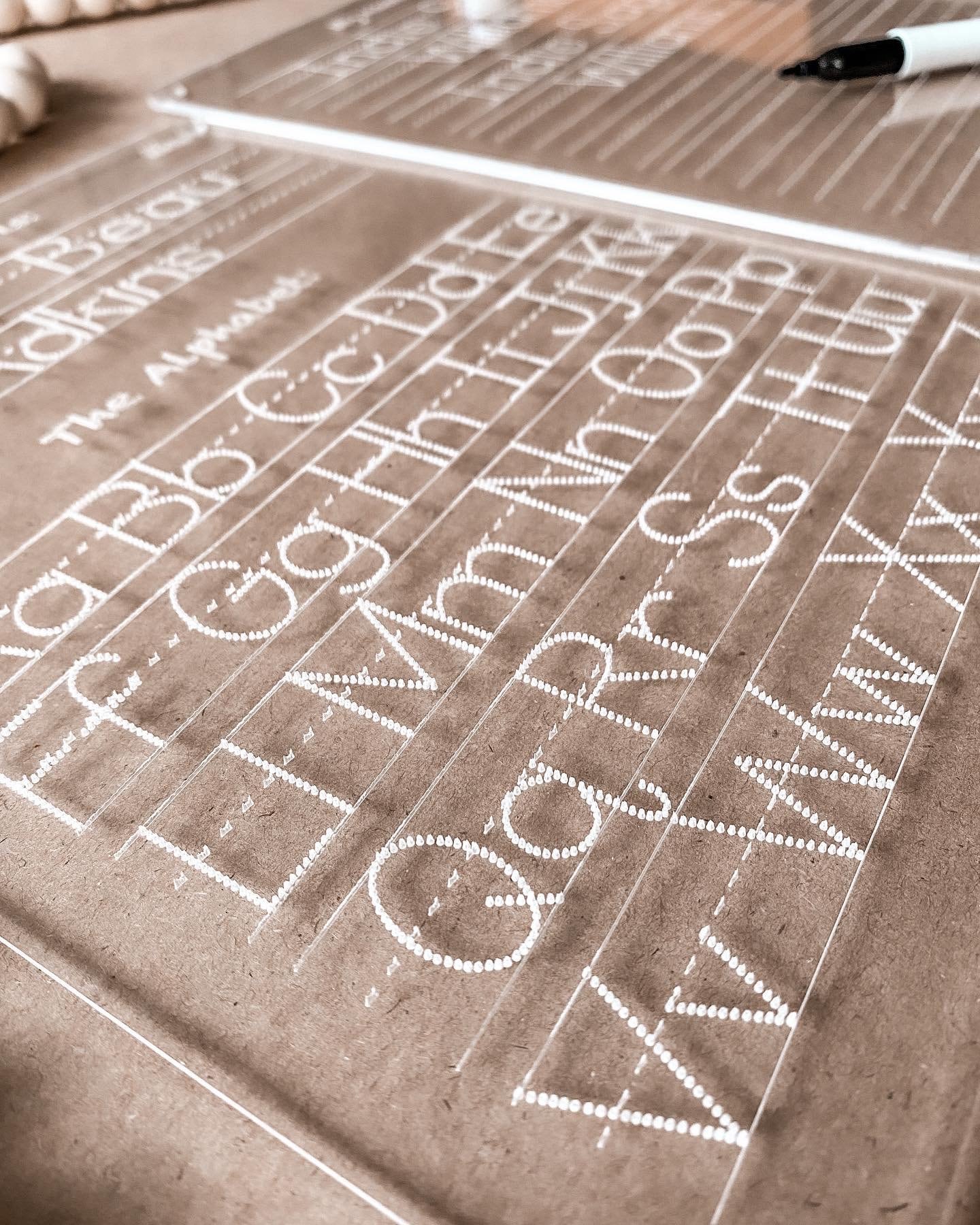 Tracing Board Bundle | SVG File | Digital Download PDF| Letter Tracing ...