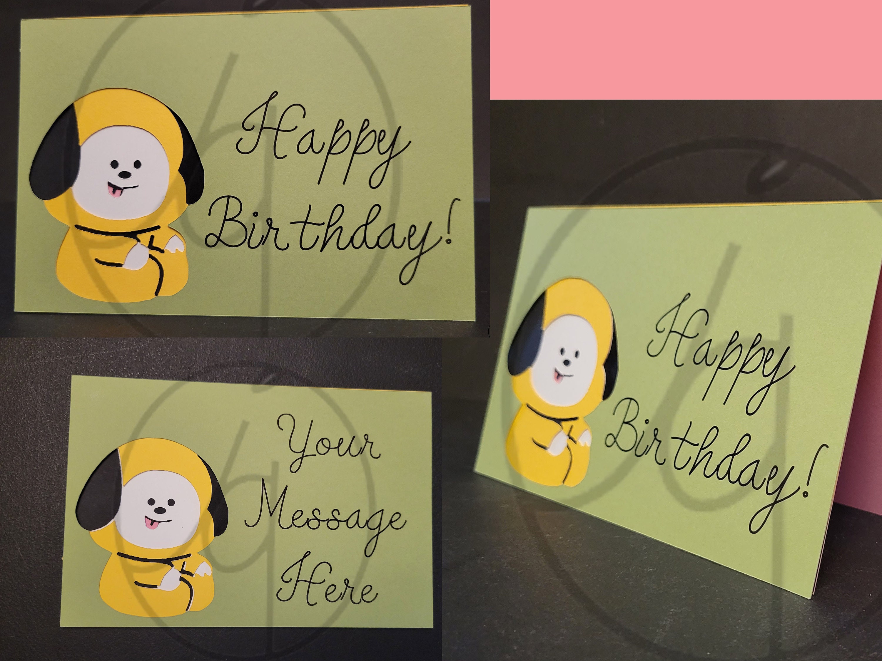 Fully Customizable BT21 Inspired Blank Cards - Etsy