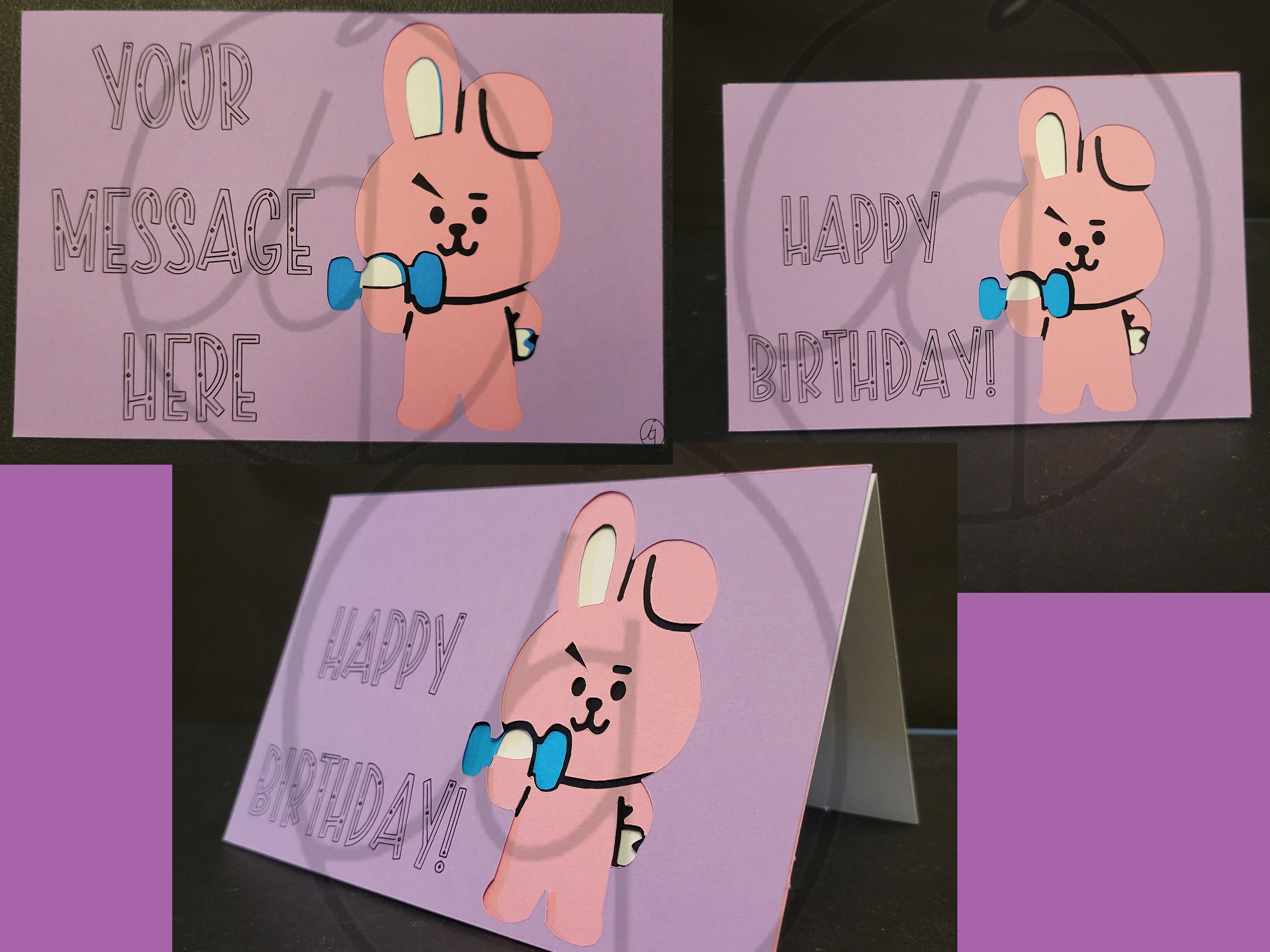 Fully Customizable BT21 Inspired Blank Cards - Etsy