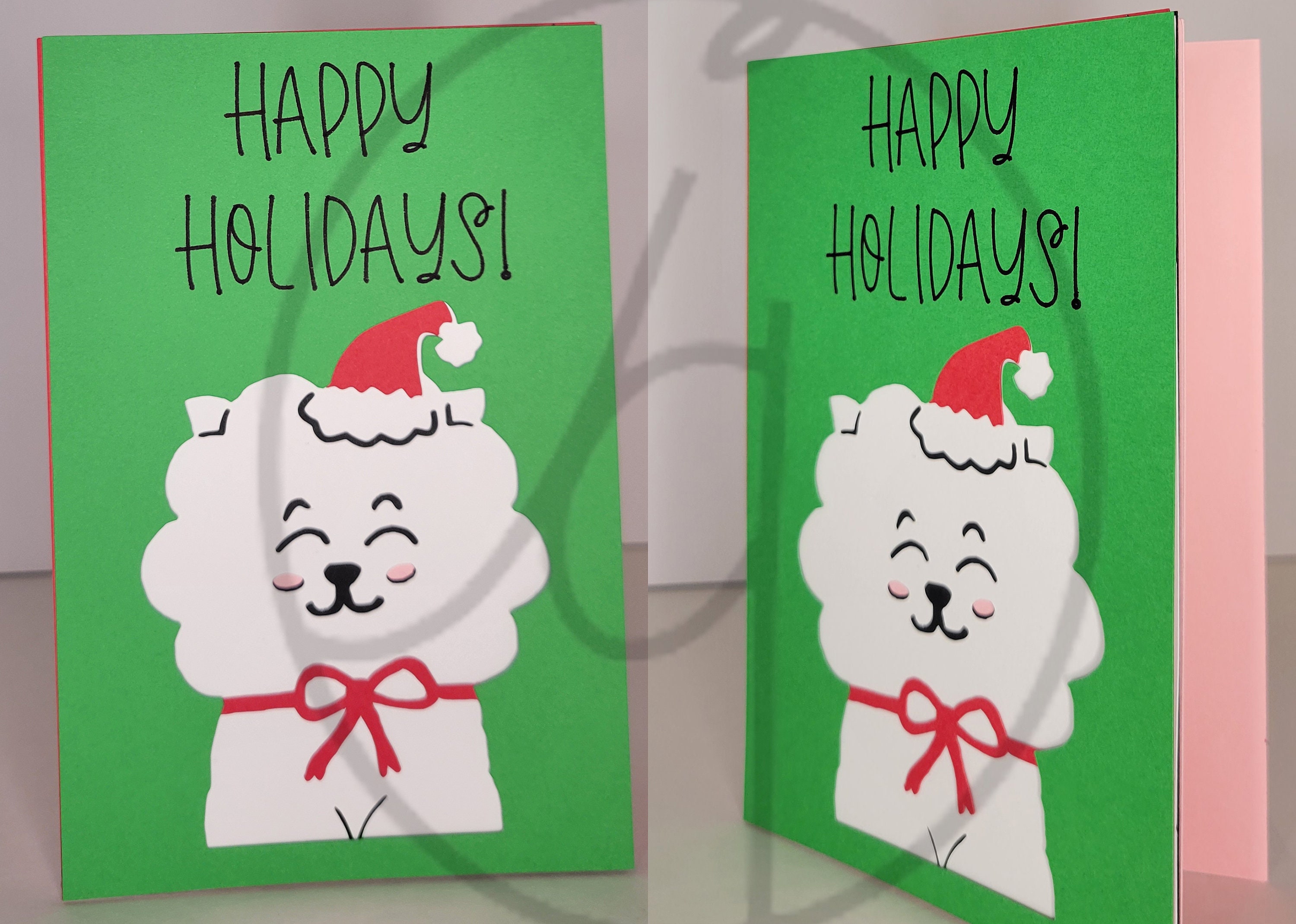 Customizable BT21 Inspired Holiday Blank Cards - Etsy