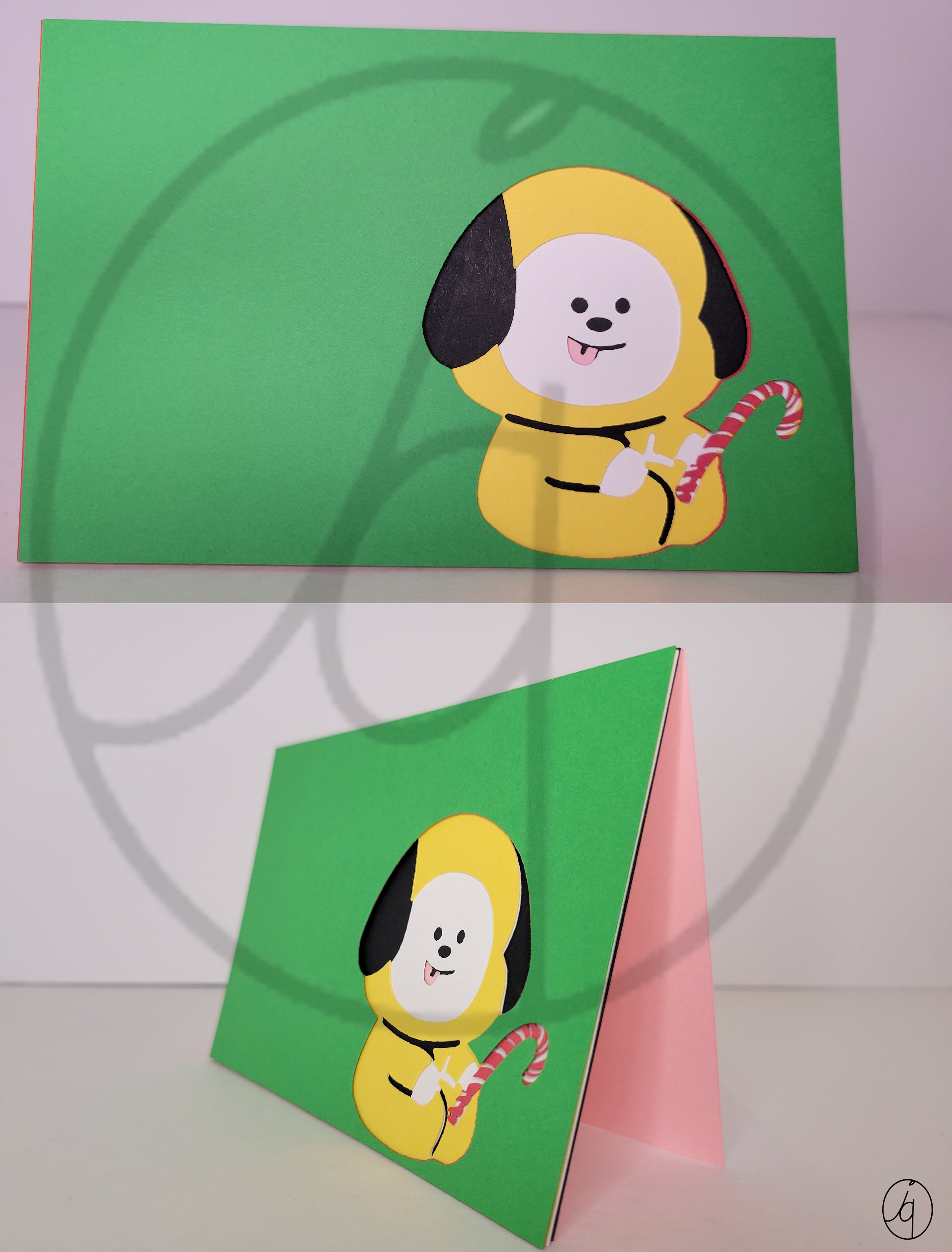 Customizable BT21 Inspired Holiday Blank Cards - Etsy