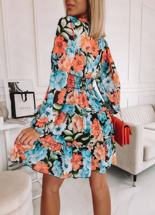 Bohemian Floral Print Dress Cocktail Party Dresses Summer - Etsy