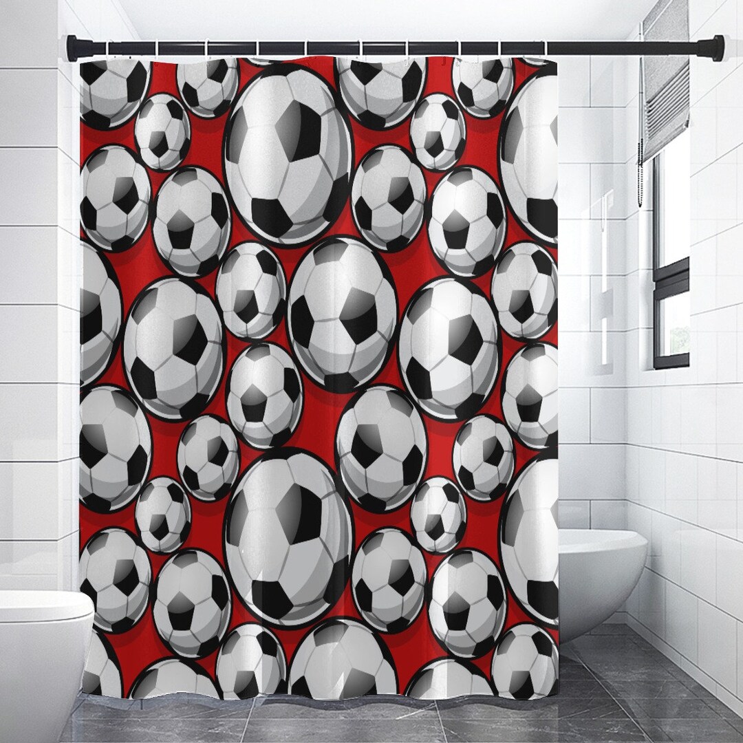 Soccer Ball Shower Curtain - Etsy