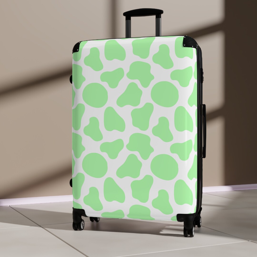 Cow Print Suitcase, Cow Print Luggage, Travel Bag - Etsy