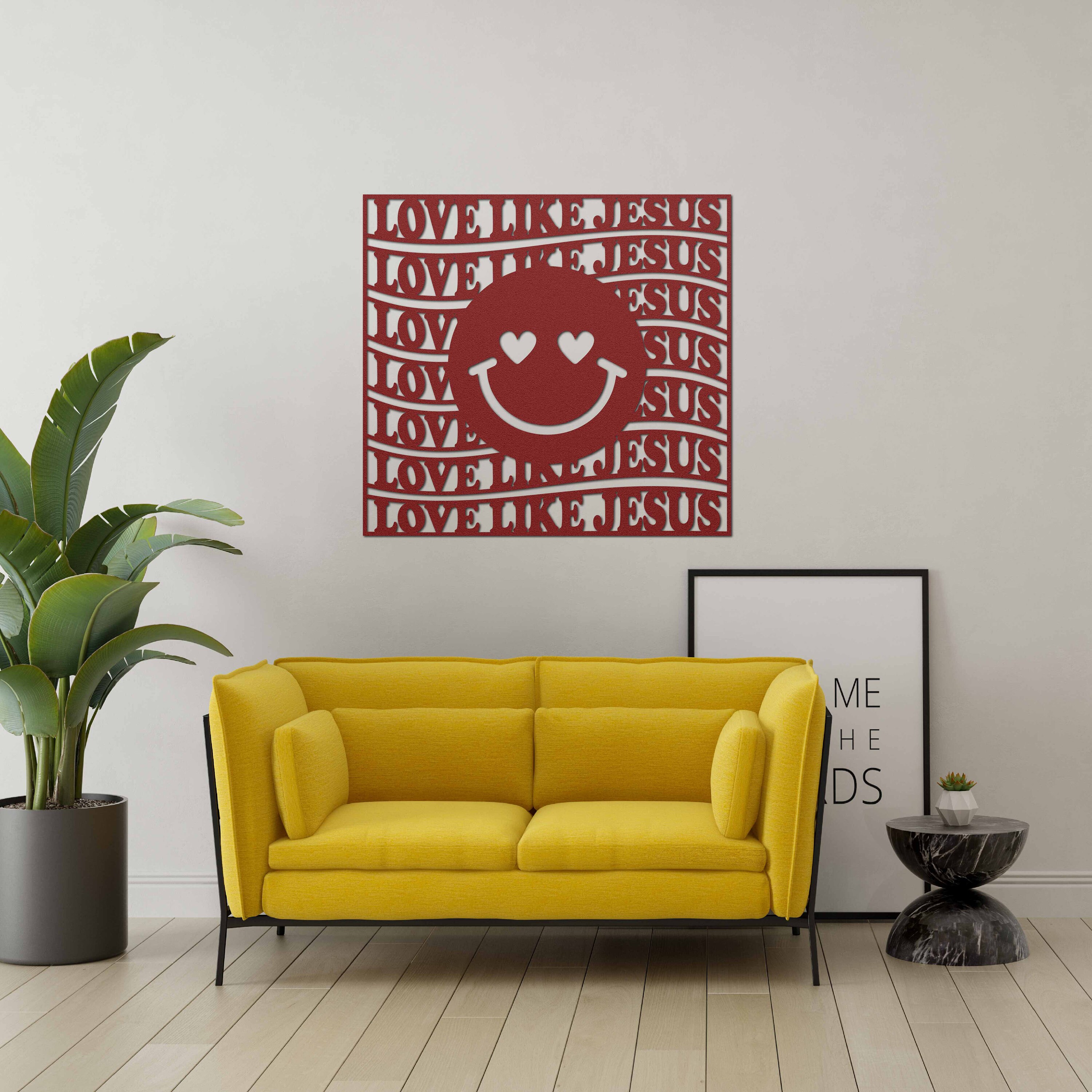 Love Like Jesus DXF, SVG, Christian DXF for Plasma Cutting, Christian ...