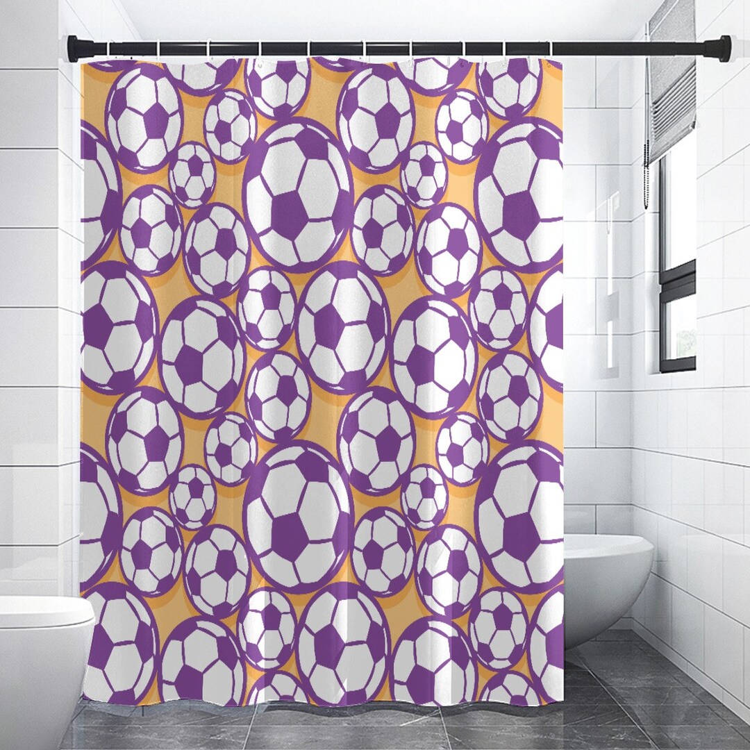 Soccer Ball Shower Curtain - Etsy