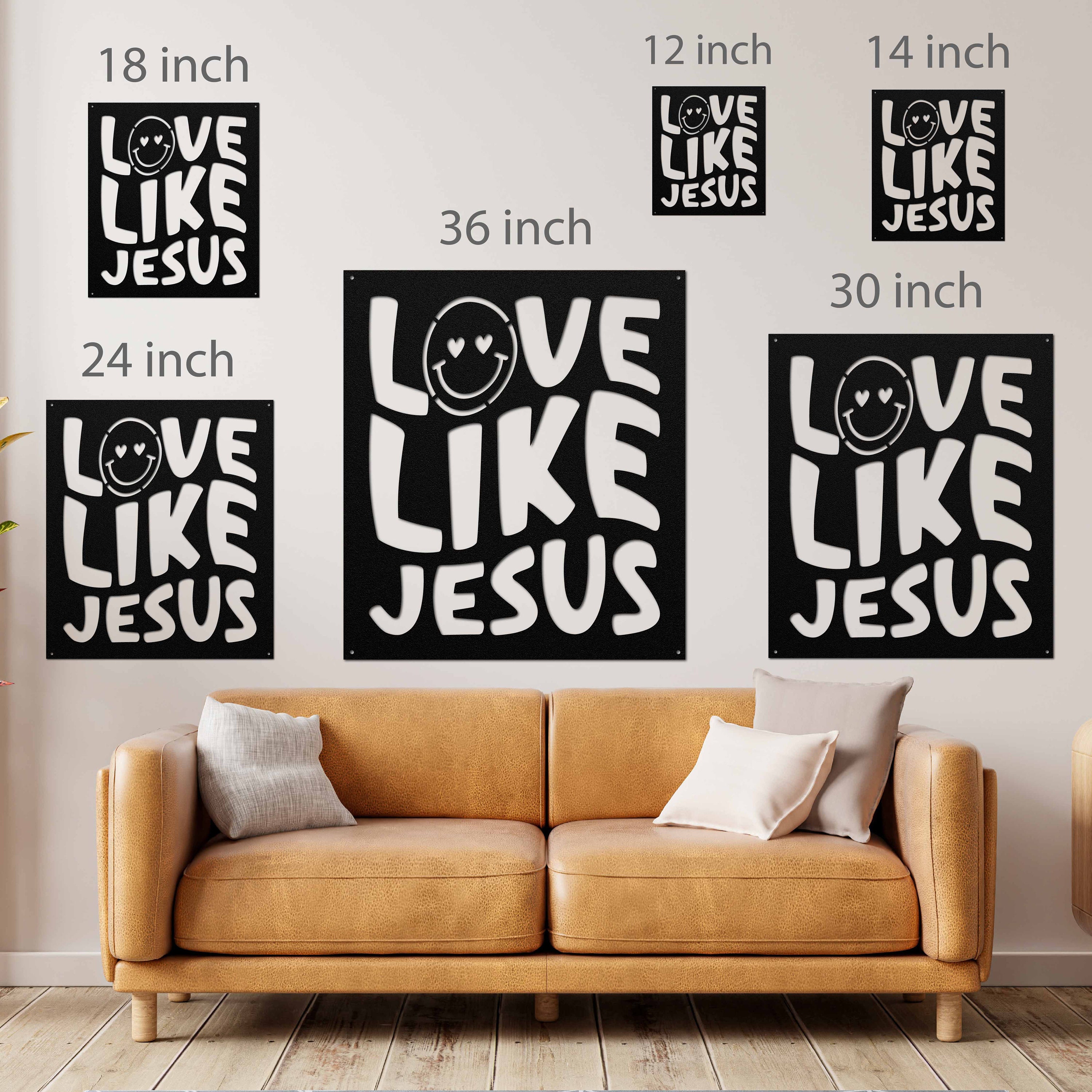 Love Like Jesus DXF, Christian DXF for Plasma Cutting, Christian Plasma ...