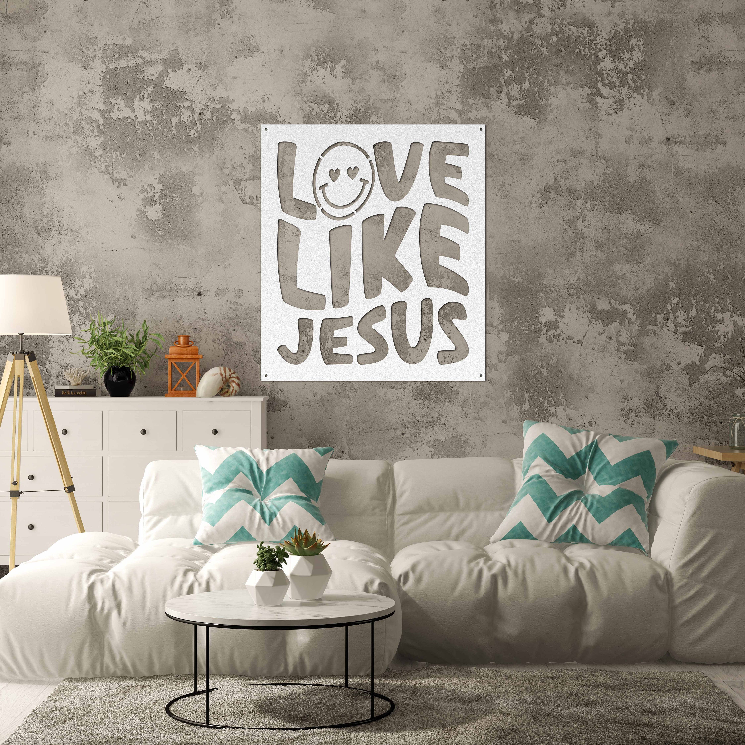 Love Like Jesus DXF, Christian DXF for Plasma Cutting, Christian Plasma ...