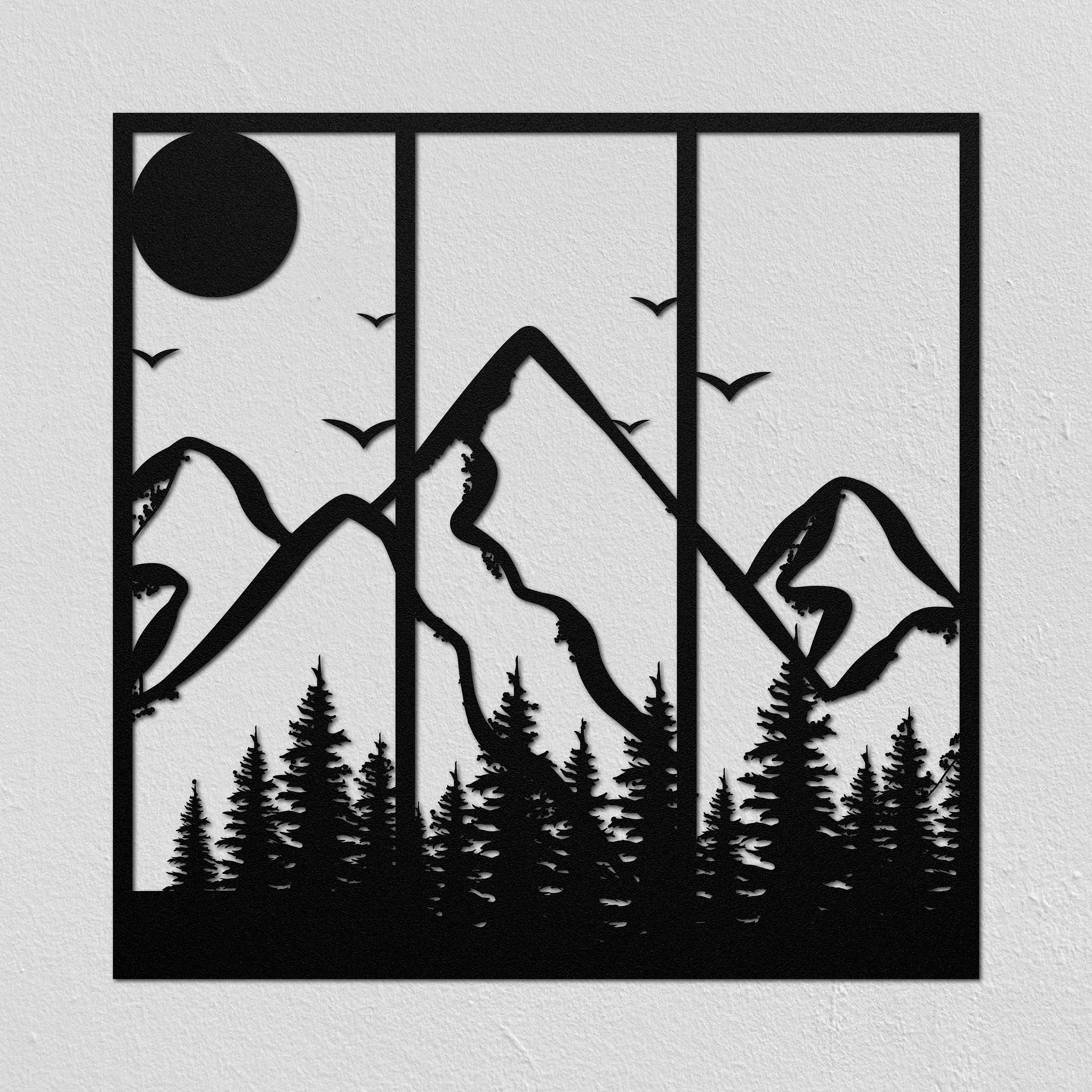 Wildlife DXF, Nature DXF, Mountain DXF Files for Plasma Cutting ...