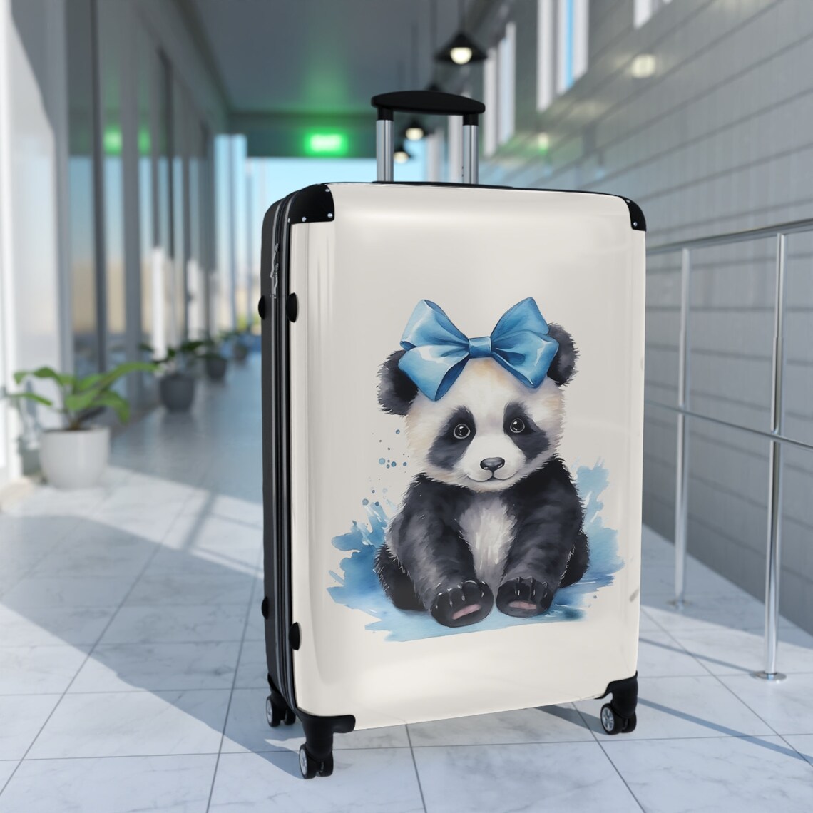Baby Panda Suitcase, Baby Panda Luggage, Travel Bag - Etsy