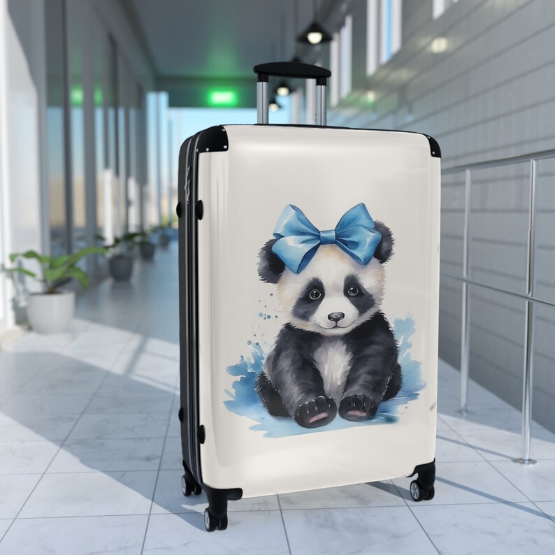 Baby Panda Suitcase, Baby Panda Luggage, Travel Bag - Etsy