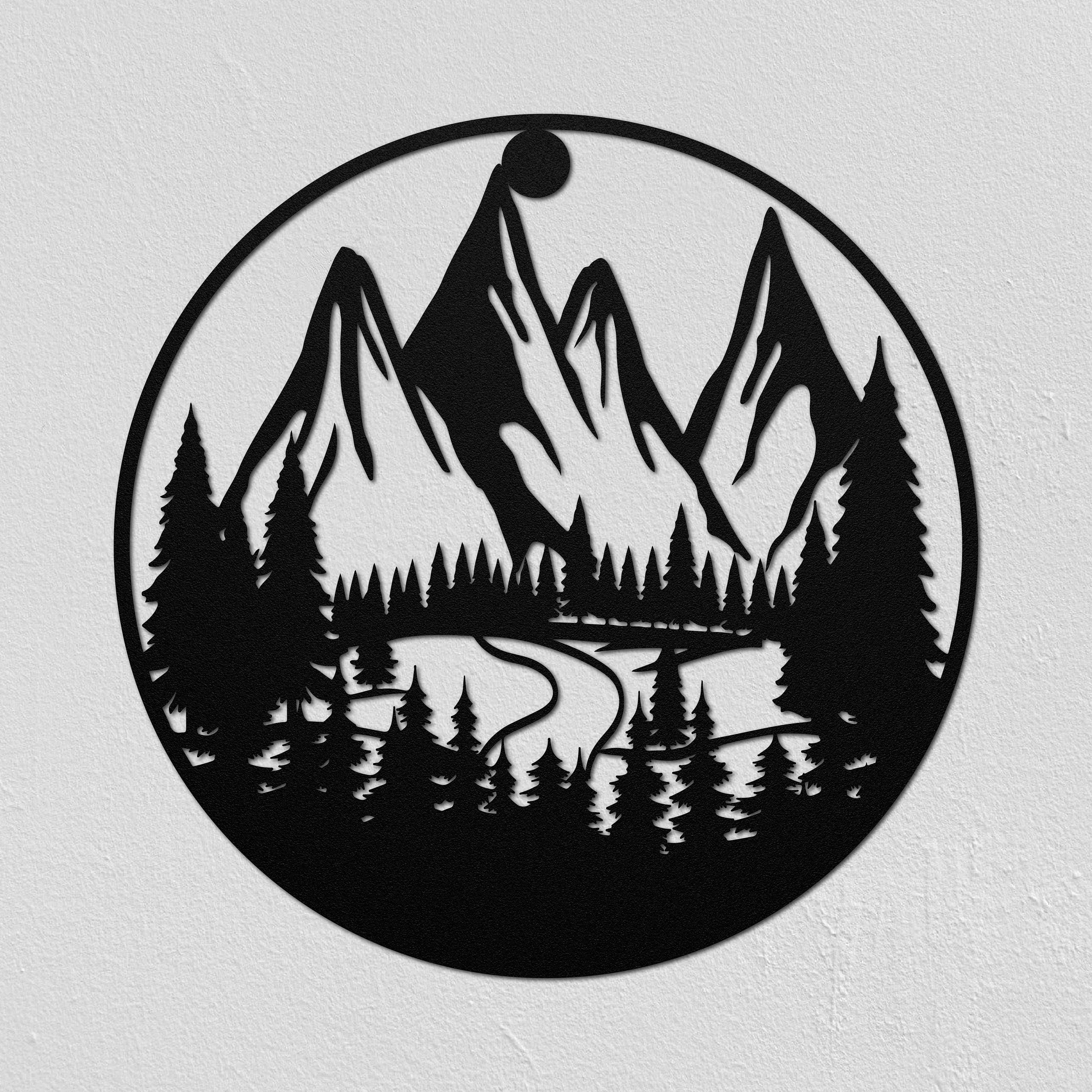 Wildlife DXF, Nature DXF, Mountain DXF Files for Plasma Cutting ...