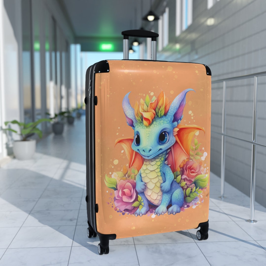 Dragon Suitcase, Dragon Luggage - Etsy