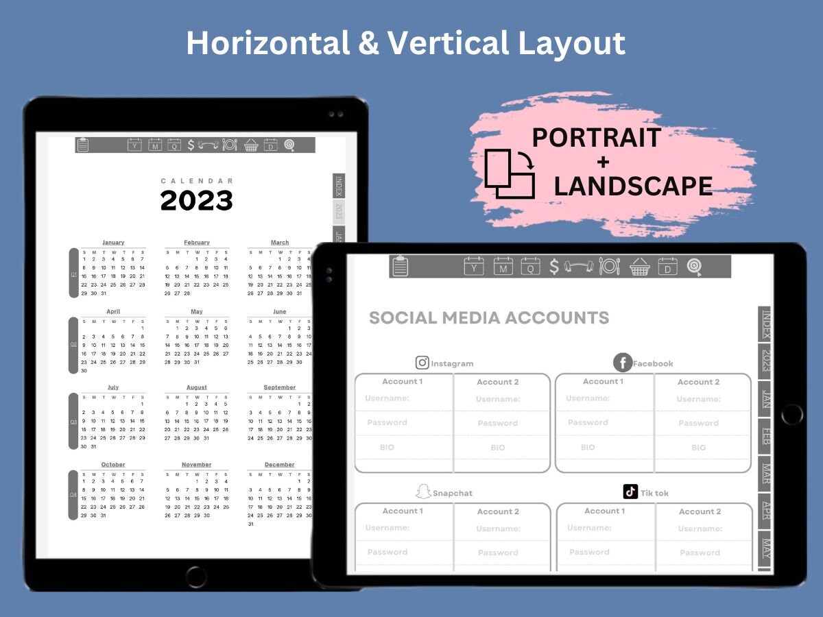 Supernote Ultimate Planner 2023-2024 Digital Hyperlinked PDF - Etsy