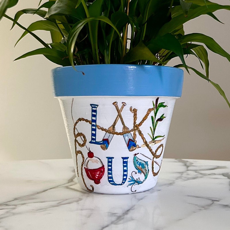 Lake Flower Pot - Etsy UK