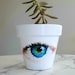 Evil Eye Planter-6, Third Eye, Clay Pots, Evil Eye Gifts, Third Eye ...