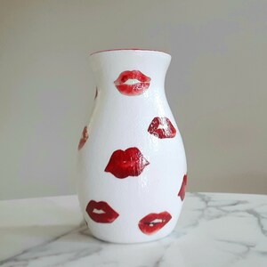 Lips Flower Vase, Valentine's Day Gifts, Make up Gifts, Decorative Vase ...