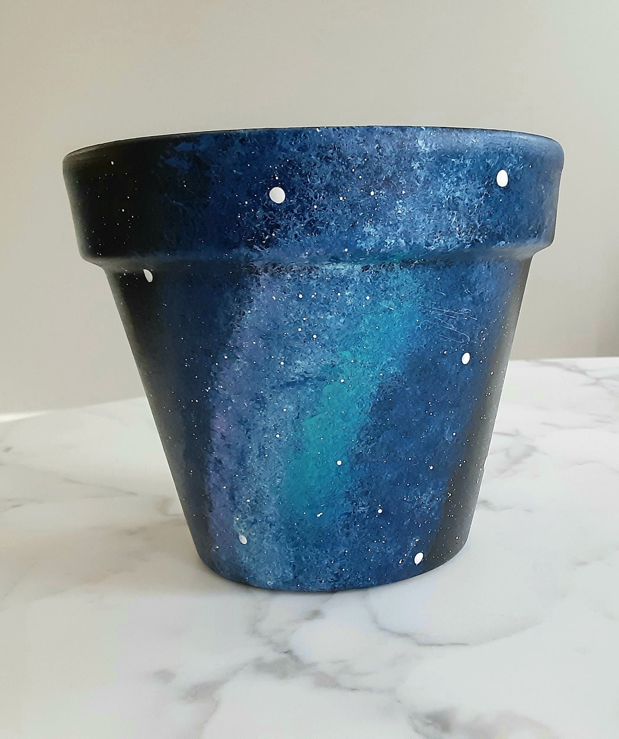 Galaxy Flowerpot-6-inch Galaxy Plant Pots Space Planters - Etsy