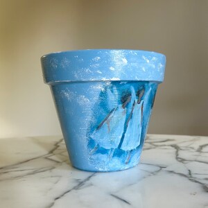 Angel Clay Pot-6 Inch, Angel Gift, Angels, Indoor Planter, Decoupage ...