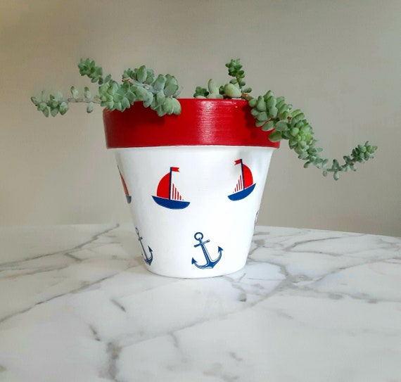 Nautical Theme Planters