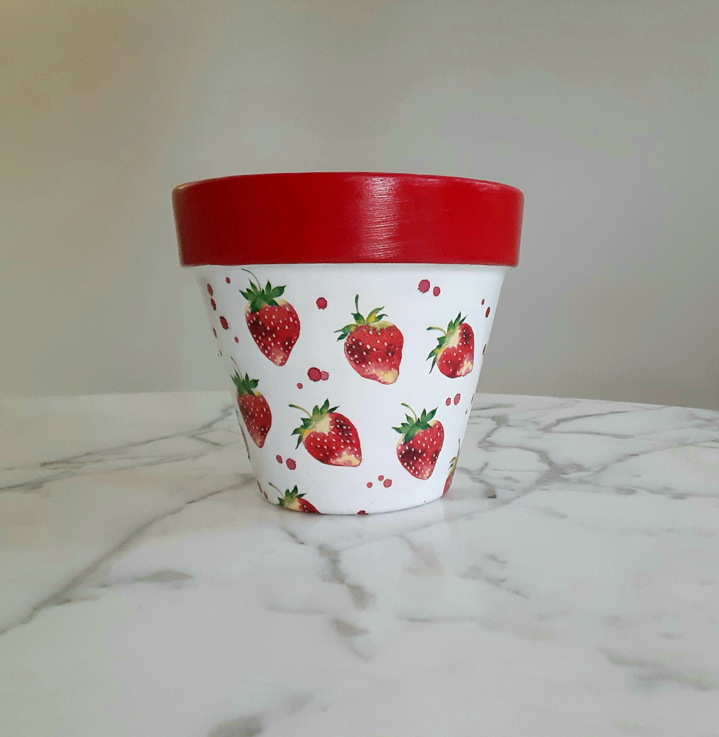 Strawberry Planter-6 Inch Strawberry Plant Pot Strawberry - Etsy