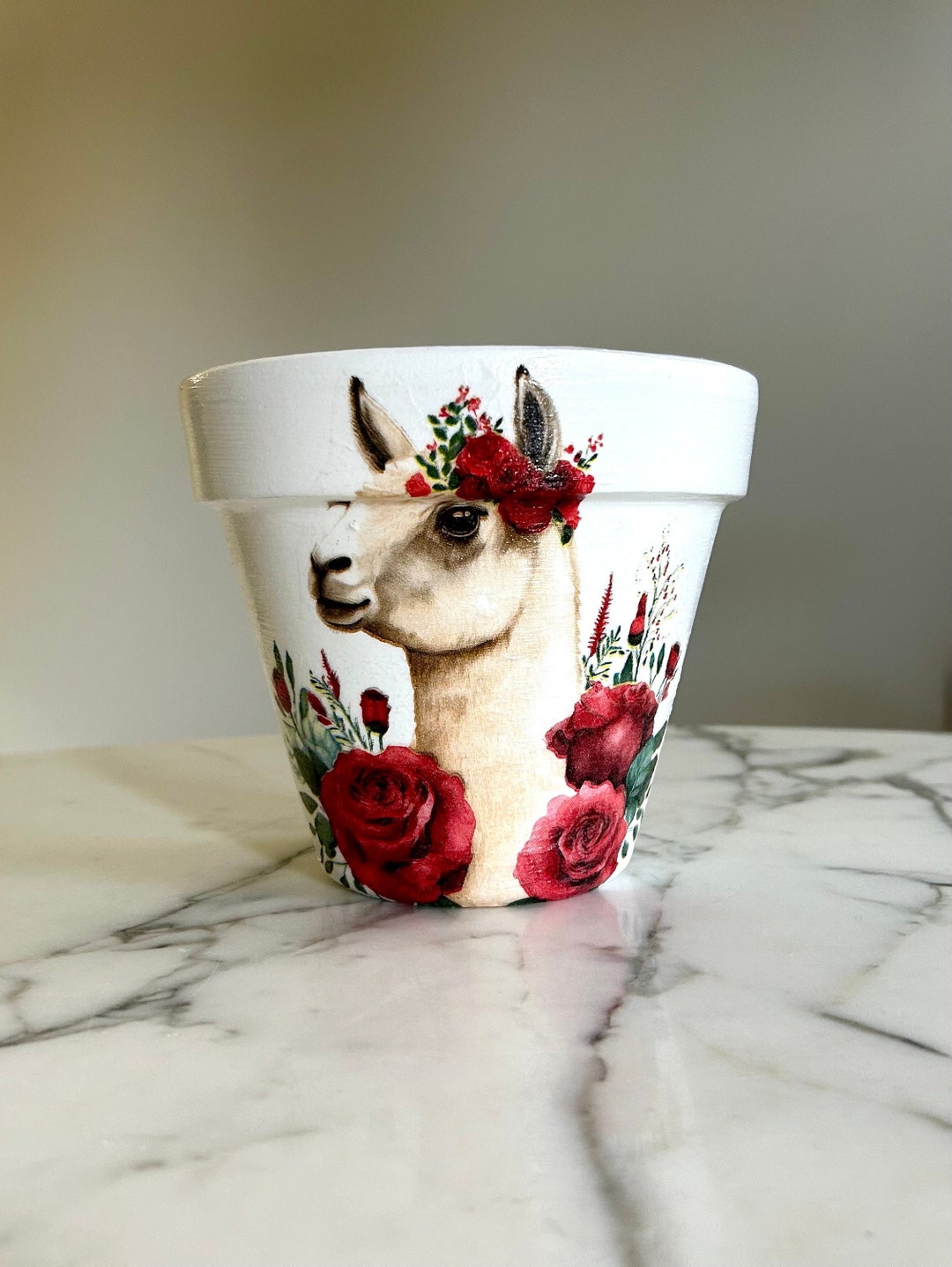 Alpaca Planters, Alpaca Gifts, Indoor Plant Pots, Bright Flowerpots ...