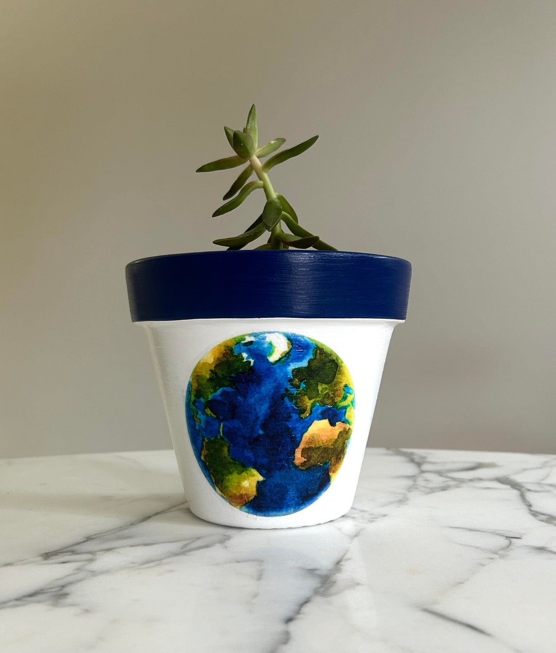 Earth Planter, Plant Pots, Earth Gifts, Save the Earth, Mother Earth ...
