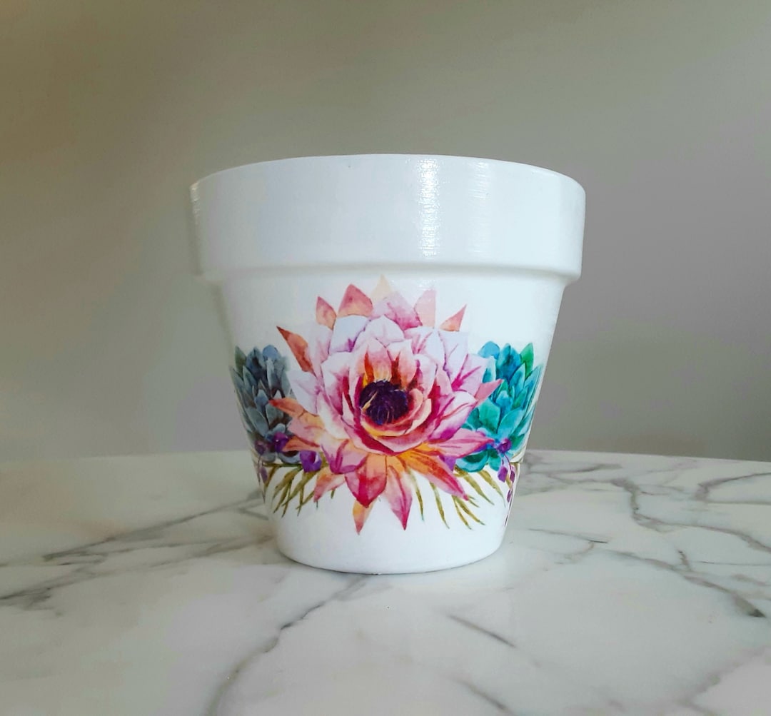 Lotus Planter-6-inch, Lotus Flower, Lotus Flower Gift, Indoor Planter ...