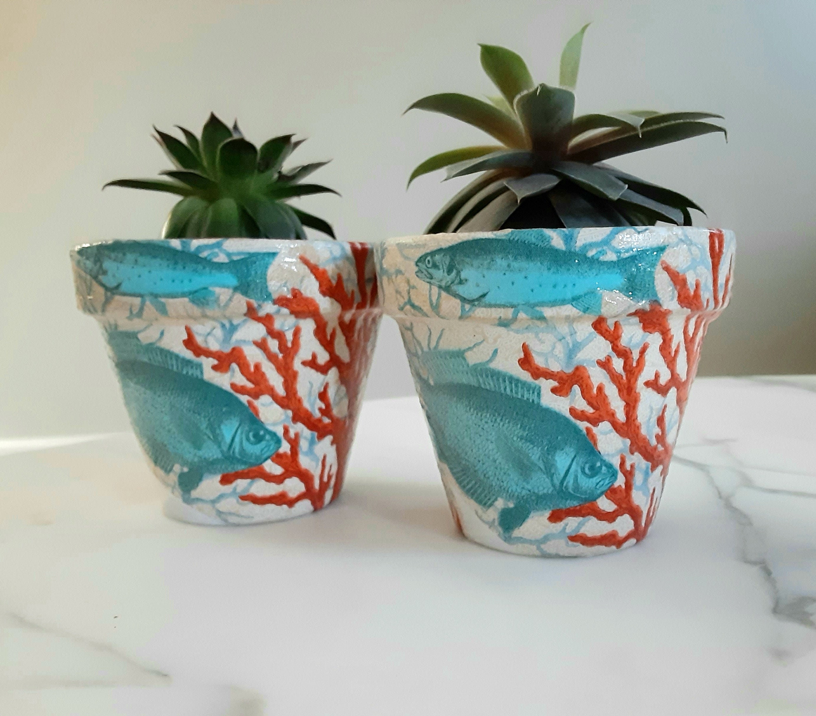 Deep Sea Knobby Planter ~ Indoor Outdoor Succulent Garden ~ Handmade ...