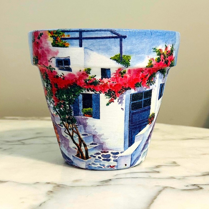 Greek Garden Pots - Etsy UK