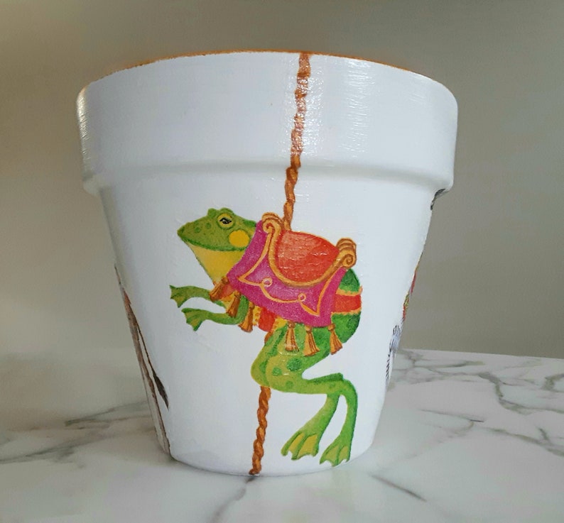 Carousel Plant Pot-6 Inch Carousel Decor Merry-go Round - Etsy