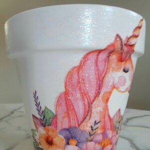 Unicorn Plant Pot-6 Inch, Unicorn Gifts, Unicorn Decor, Nursery Gifts ...