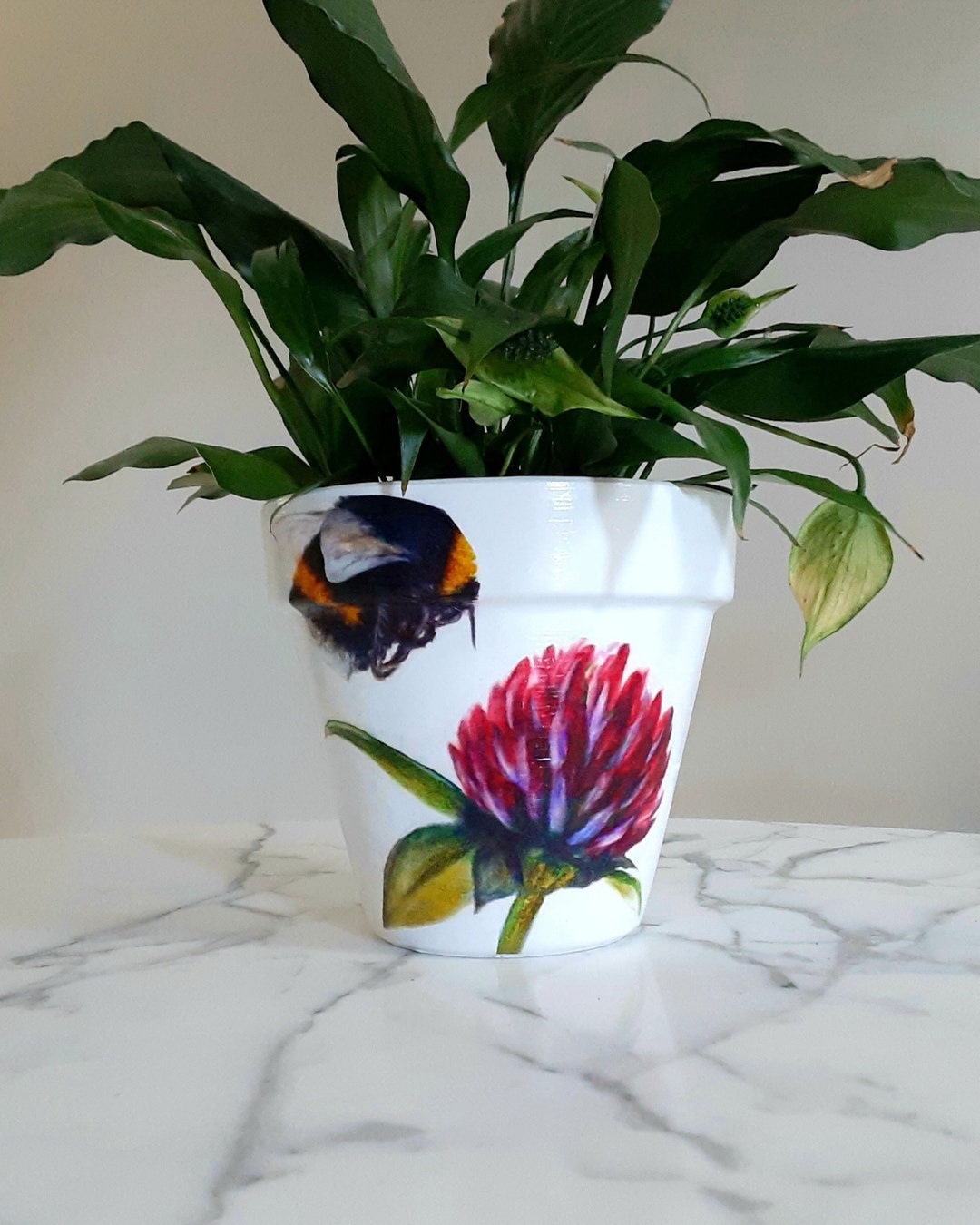 Bee Planter-6", Bee Flowerpots, Bee Gifts, Flower Decor, Indoor ...