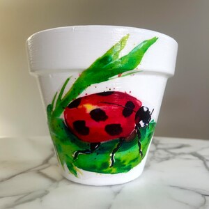 Ladybug Planter, Indoor Plant Pots, Ladybug Gifts, Nature Gifts, Bright ...