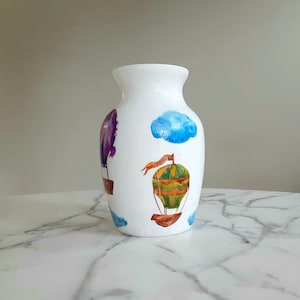 Hot Air Balloon Vase, Hot Air Balloon Decor, Nursery Decor, New Home ...