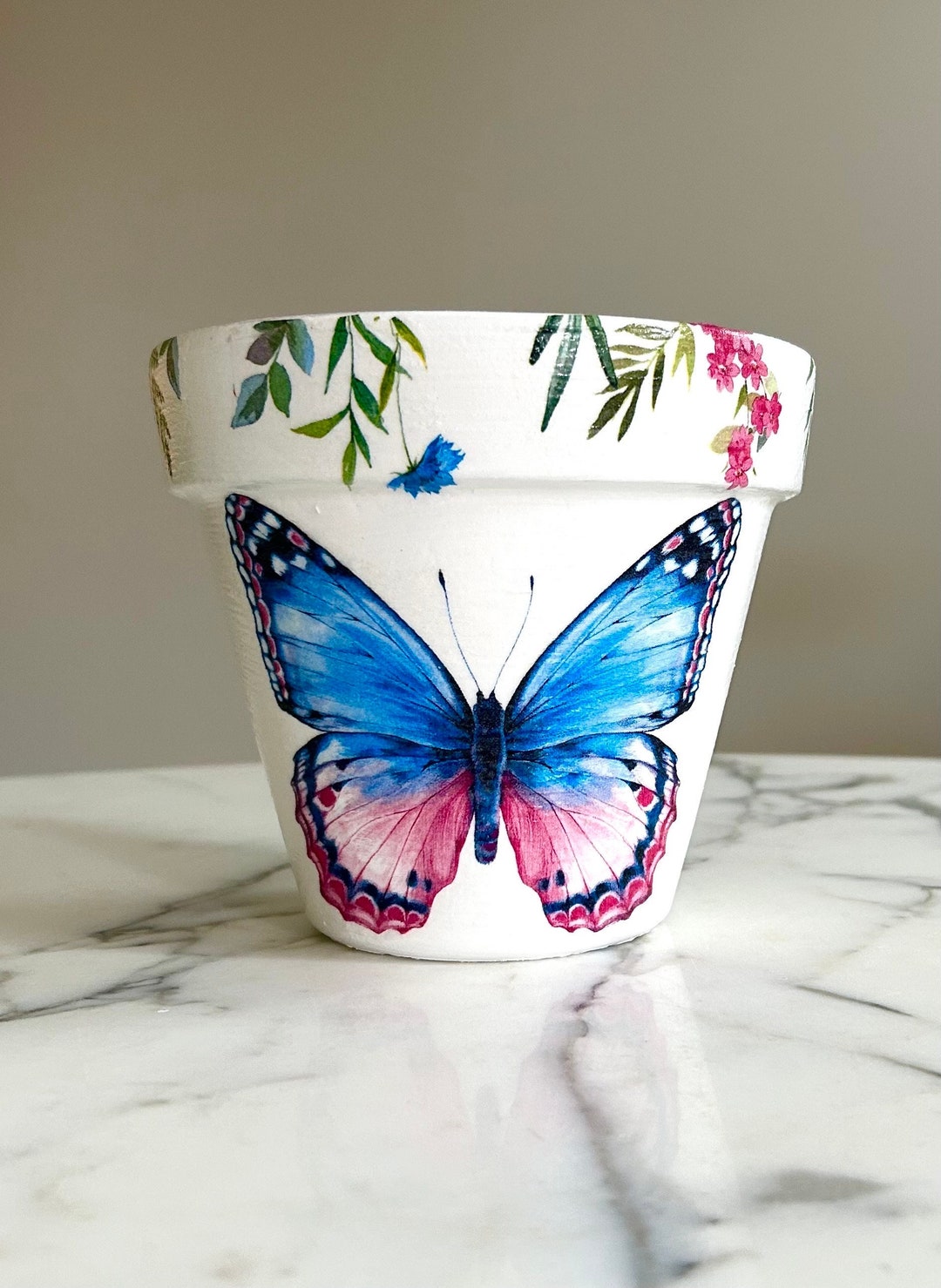Butterfly Planter, Butterfly Flowerpots, Butterfly Gifts, Indoor Plant ...