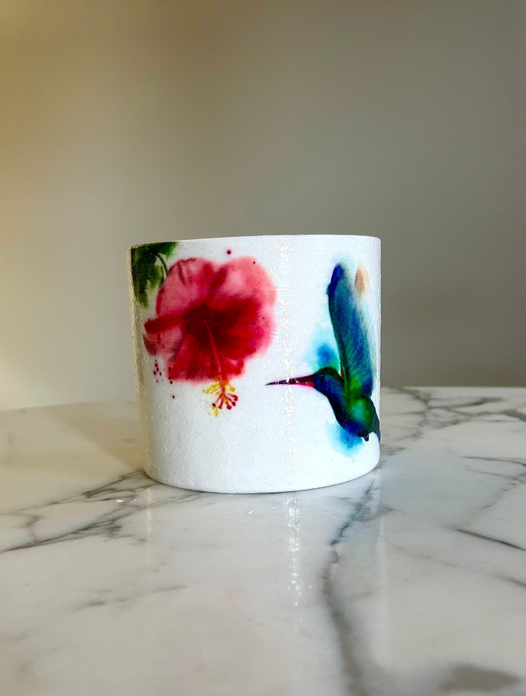 Hummingbird Vase, Hummingbird Flower Vase, Glass Vase, Hummingbird ...