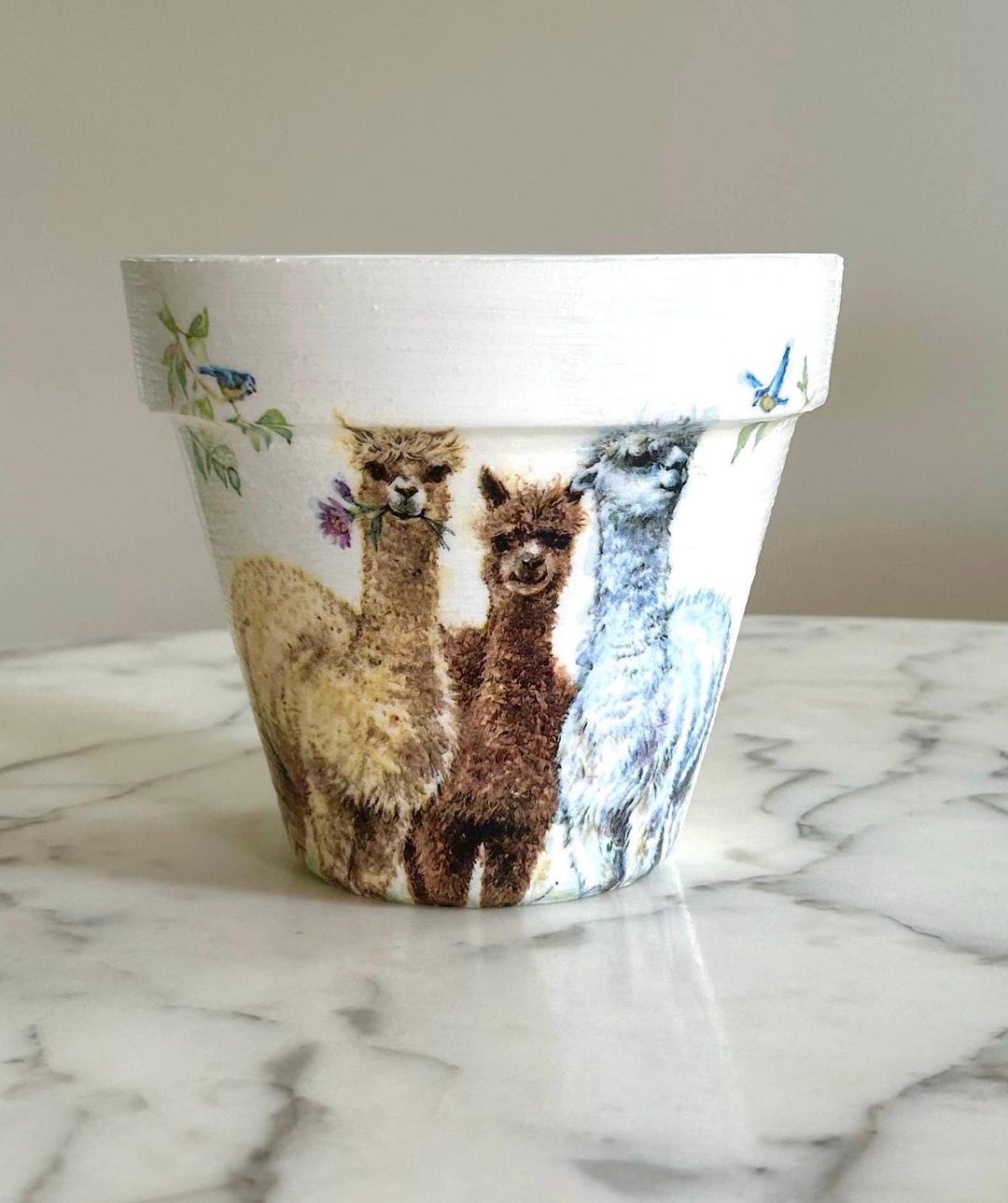 Llama Planters, Llama Gifts, Indoor Plant Pots, Animal Flowerpots, New ...