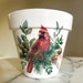Cardinal Planter, Cardinal Gifts, Remembrance Gifts, Christmas Plant ...