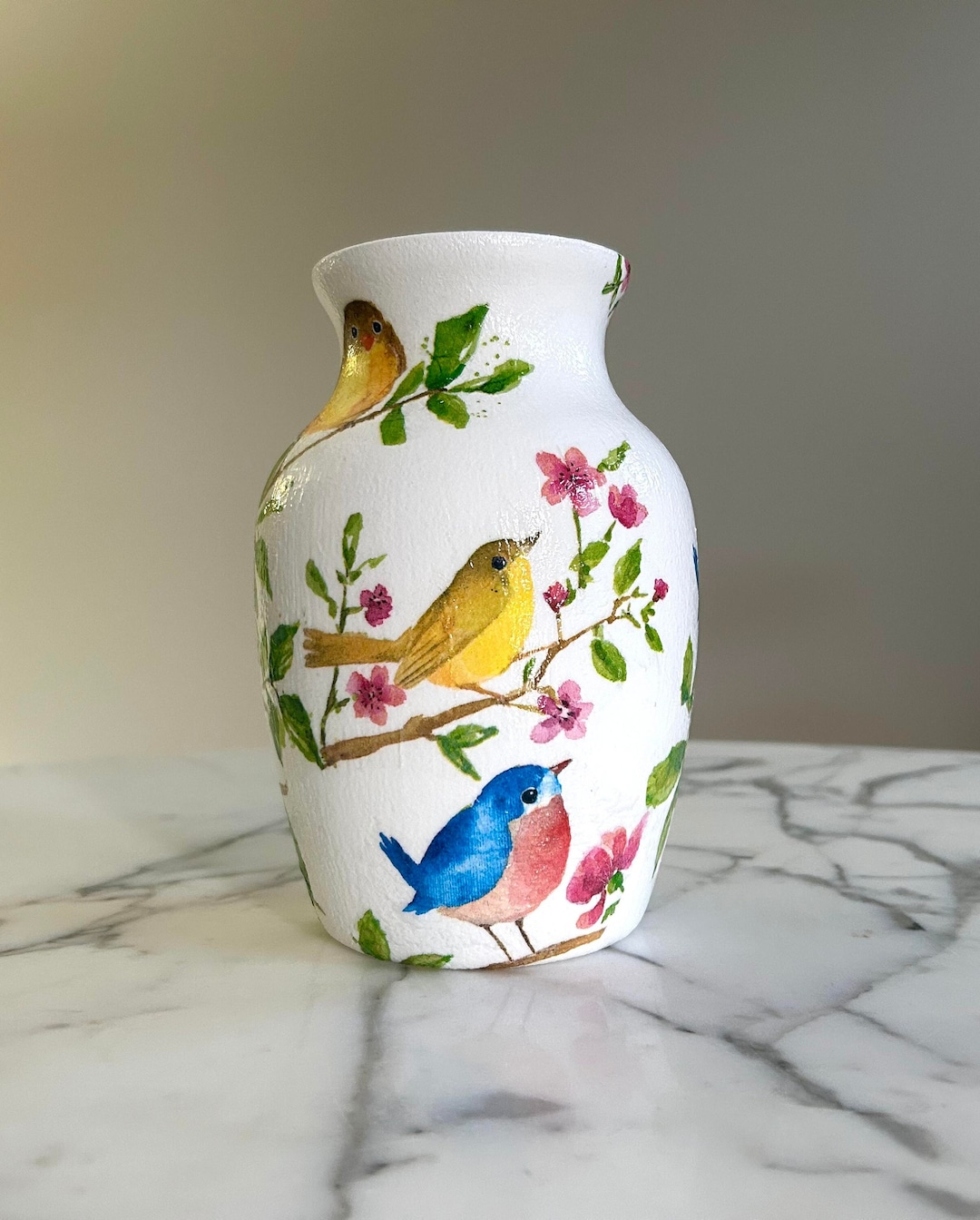 Bird Vase, Glass Vase, Vases for Flowers, Decorative Vase, Bright Home ...