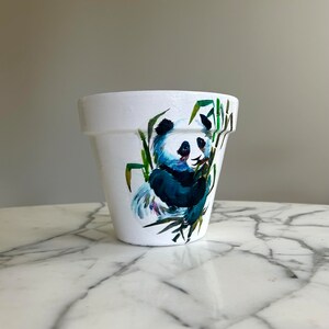 Panda Planter-6", Panda Bear, Jungle Plant Pots, Animal Lover Gifts ...