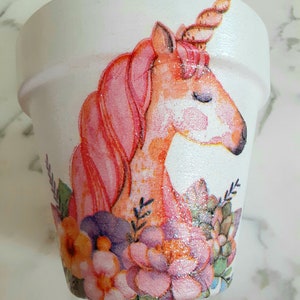 Unicorn Plant Pot-6 Inch, Unicorn Gifts, Unicorn Decor, Nursery Gifts ...