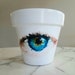 Evil Eye Planter-6, Third Eye, Clay Pots, Evil Eye Gifts, Third Eye ...