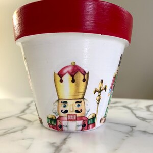 Nutcracker Planter: Christmas Decor, 6-inch Plant Pot - Etsy