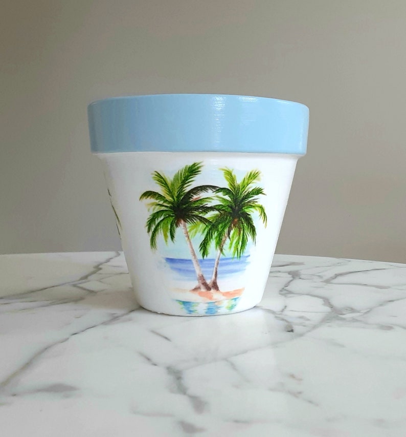 Beach Flowerpot-6 Ocean Clay Pot Beach House Decor - Etsy