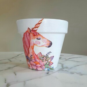 Unicorn Plant Pot-6 Inch, Unicorn Gifts, Unicorn Decor, Nursery Gifts ...
