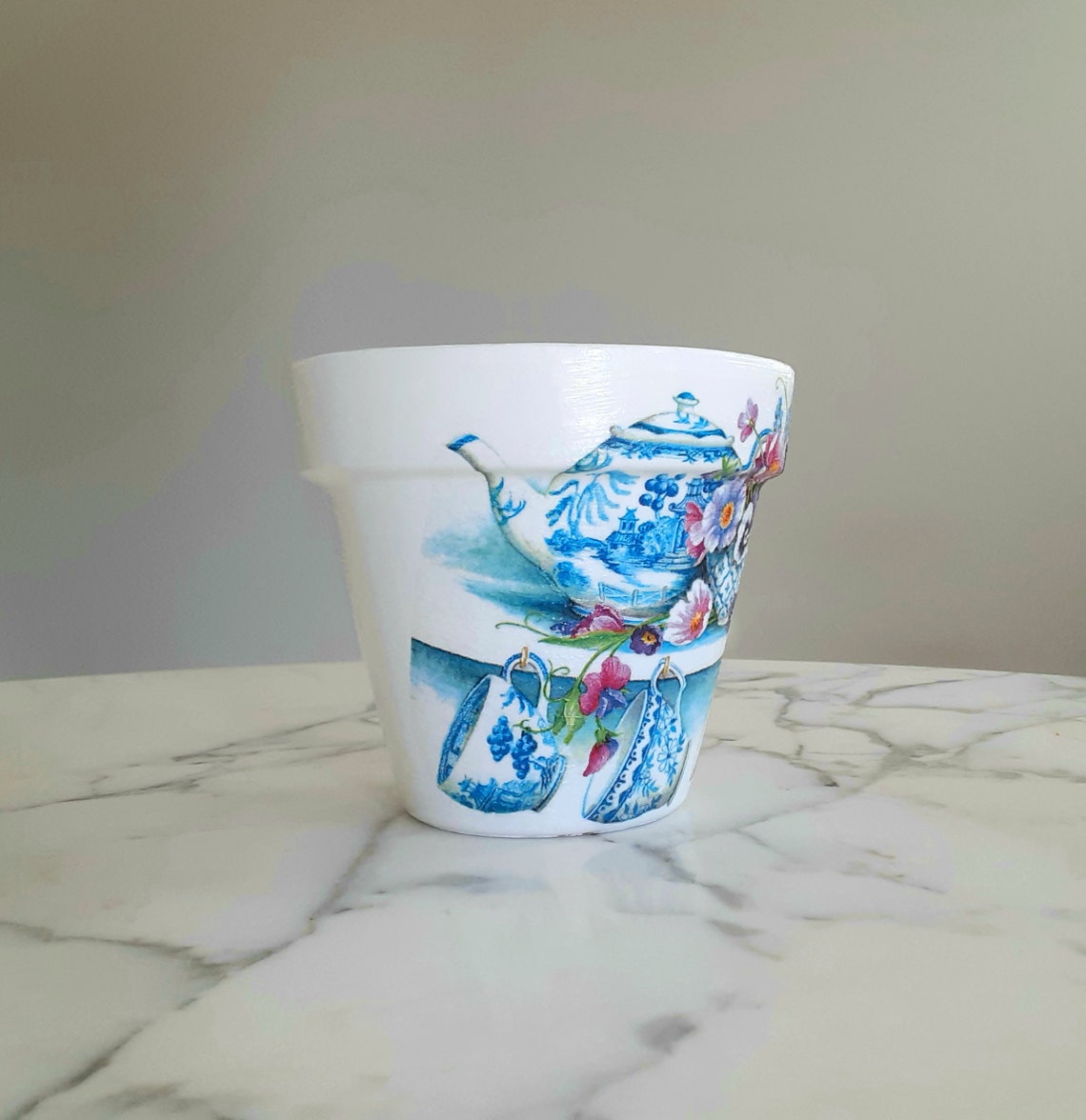 Teacup Planter-6 Tea Party Decor Tea Pot Home Decor - Etsy